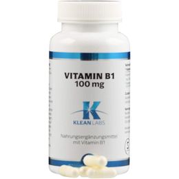 Vitamin B1 100 mg Klean Labs Kapseln 120 St