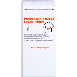 Laves-Arzneimittel GmbH Pankreatin 20.000 Laves Mikro magensaftr.Hartkaps. 100 St