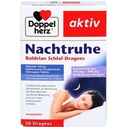 Queisser Doppelherz Nachtruhe Baldrian Schlaf-Dragees 30 St