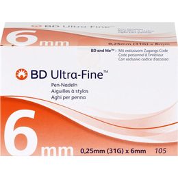 B2B Medical Bd ULTRA-FINE Pen-Nadeln 6 mm 31 G 0,25 mm 105 St