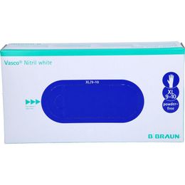 B.Braun Vasco Nitril white Untersuchungshandschuhe Xl 90 St