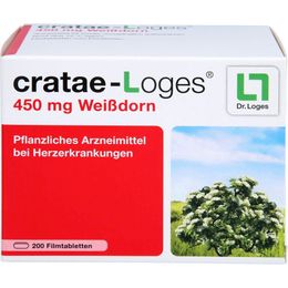 Dr. Loges + Co. GmbH CRATAE-LOGES 450 mg Wei&szlig;dorn Filmtabletten 200 St