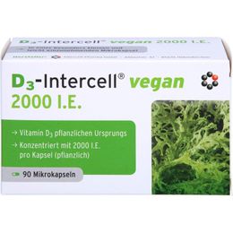 INTERCELL-Pharma GmbH D3-INTERCELL vegan 2.000 I.E. Kapseln 90 St