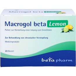 betapharm Macrogol beta Lemon Plv.z.Her.e.Lsg.z.Einnehmen 20 St