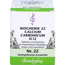 Bombastus Biochemie 22 Calcium carbonicum D 12 Tabletten 80 St