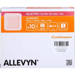 B2B Medical Allevyn Gentle Border Lite 10x10 cm Schaumverb. 10 St