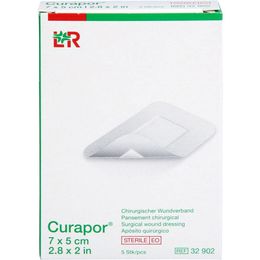 EurimPharm Arzneimittel Curapor Wundverband steril chirurgisch 5x7 cm 5 St