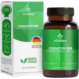 Coenzym Q10 Ubichinon Komplex 200 mg vegan Kapseln 120 St