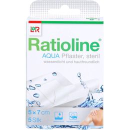 Lohmann & Rauscher Ratioline aqua Duschpflaster Plus 5x7 cm steril 5 St