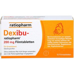DEXIBU-ratiopharm 200 mg Filmtabletten 10 St