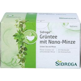 Sidroga Wellness Grüntee m. Nana-Minze Filterb. 20X1.5 g