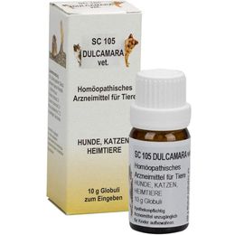 Sc 105 Dulcamara Globuli f.Heimtiere/Hunde/Katzen 10 g