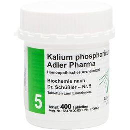Biochemie Adler 5 Kalium phosphoricum D 6 Tabl. 400 St