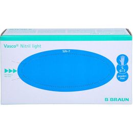 B.Braun Vasco Nitril light Untersuchungshandschuhe S 100 St