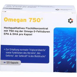 INTERCELL-Pharma GmbH Omegan 750 Weichkapseln 120 St