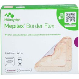 Avitamed Mepilex Border Flex Schaumverb.haft.7,5x7,5 cm 10 St