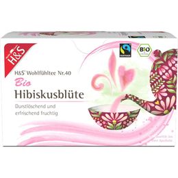 H&S Bio Hibiskusbl&uuml;te Filterbeutel 20X1.75 g