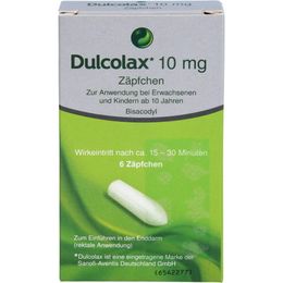 kohlpharma Dulcolax 10 mg Z&auml;pfchen 6 St