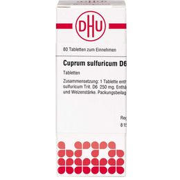 DHU-Arzneimittel Cuprum Sulfuricum D 6 Tabletten 80 St