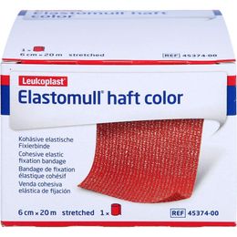 BSN Elastomull haft color 6 cmx20 m Fixierb.rot 1 St