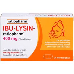 IBU-LYSIN-ratiopharm 400 mg Filmtabletten 20 St