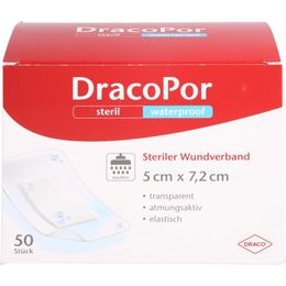 Dracopor waterproof Wundverband 5x7,2 cm steril 50 St
