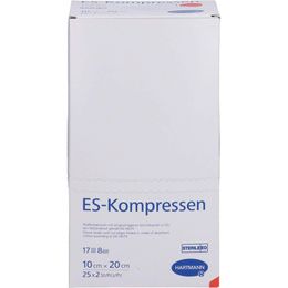 ES-KOMPRESSEN steril 10x20 cm 8fach 25X2 St