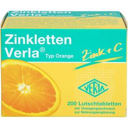 Verla-Pharm Arzneimittel GmbH & Co. KG Zinkletten Verla Orange Lutschtabletten 200 St