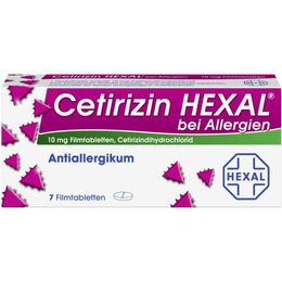 HEXAL&reg; Cetirizin Hexal Filmtabletten bei Allergien 7 St