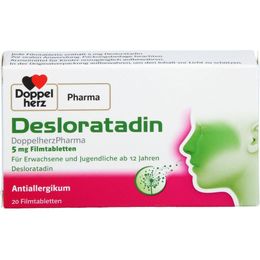 Queisser Desloratadin DoppelherzPharma 5 mg Filmtabletten 20 St