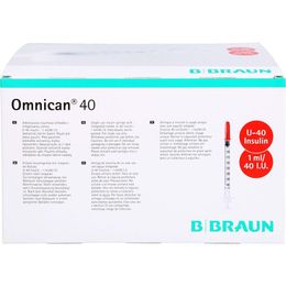 B.Braun Omnican Insulinspr.1 ml U40 m.Kan.0,30x12 mm einz. 100X1 St