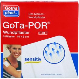 GOTA-POR Wundpflaster steril 80x100 mm 5 St