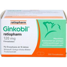 GINKOBIL-ratiopharm 120 mg Filmtabletten 200 St