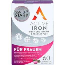 Active Iron Eisen und Vitamin B Komplex plus 60 St