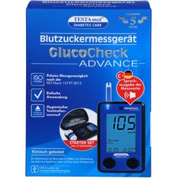 Sebapharma Testamed GlucoCheck Advance Star.-Kit mg/dl mmol/l 1 St