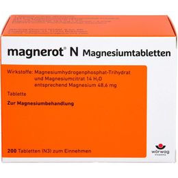WÖRWAG PHARMA Magnerot N Magnesiumtabletten 200 St