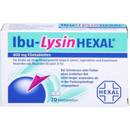 HEXAL&reg; IBU-LYSINHEXAL Filmtabletten 20 St