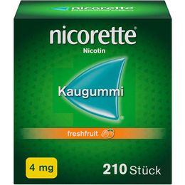 Nicorette Kaugummi 4 mg freshfruit 210 St