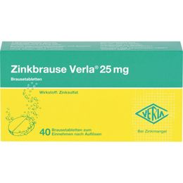 Verla-Pharm Arzneimittel GmbH & Co. KG Zinkbrause Verla 25 mg Brausetabletten 40 St