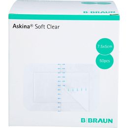 B.Braun Askina Soft Clear transp.Folienverband 5x7,5 cm 50 St