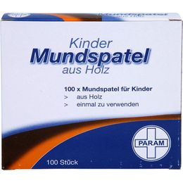 PARAM Mundspatel Holz f&uuml;r Kinder 100 St
