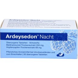Ardeysedon Nacht &uuml;berzogene Tabletten 50 St