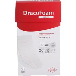 Dracofoam easyfix Schaumstoff Wundauflage 10x20 cm 10 St
