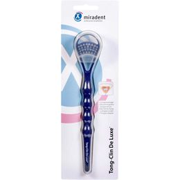 HAGER PHARMA Miradent Zungenreiniger Tong-Clin de Luxe blau 1 St
