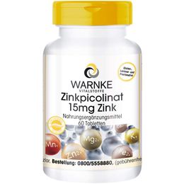 Zinkpicolinat 15 mg Zink Tabletten 60 St
