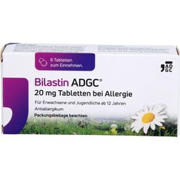 Bilastin Adgc 20 mg Tabletten bei Allergie 6 St