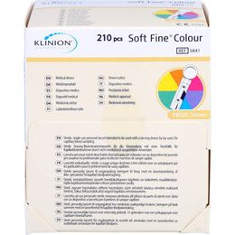 1001 Artikel Medical Soft Fine colour Lanzetten 28 G 0,36 mm 210 St