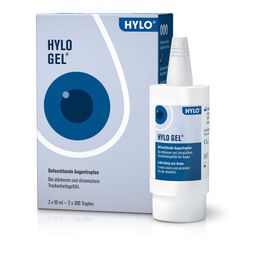 HYLO-GEL Augentropfen 2X10 ml