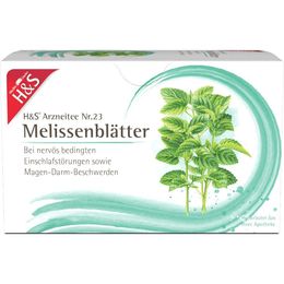 H&S Melissenbl&auml;tter Filterbeutel 20X1.5 g