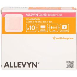B2B Medical Allevyn Gentle Border Lite 7,5x7,5 cm Schaumverb. 10 St